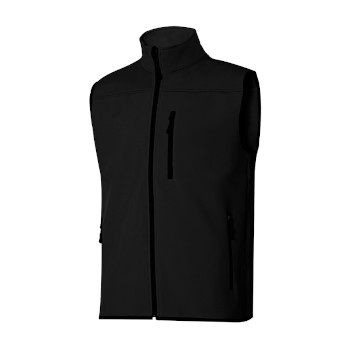 Chaleco soft shell NEGRO T.L - Protección